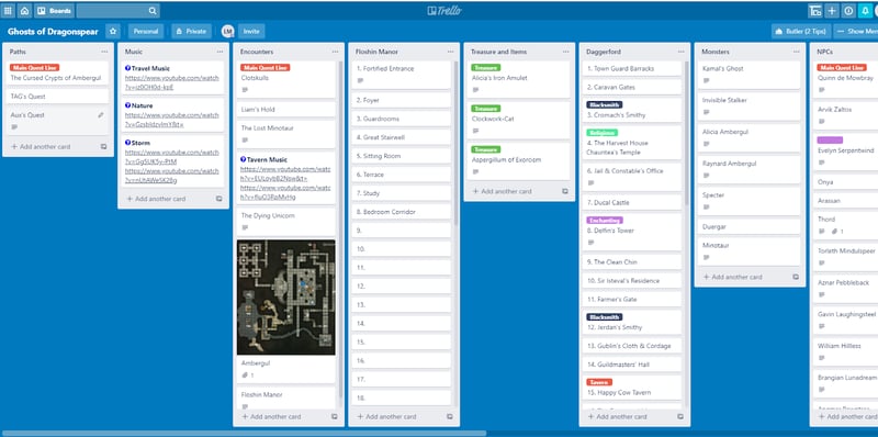 How To Run D&D Campaigns With Trello